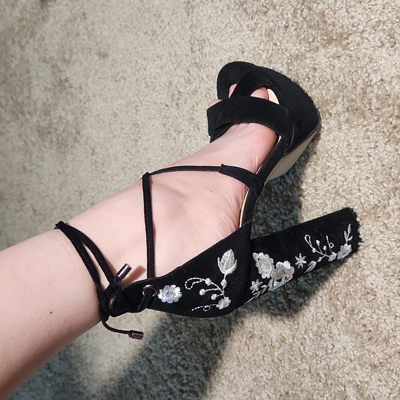 Bebo | Shoes | Bebo Lace Up High Heels | Poshmark